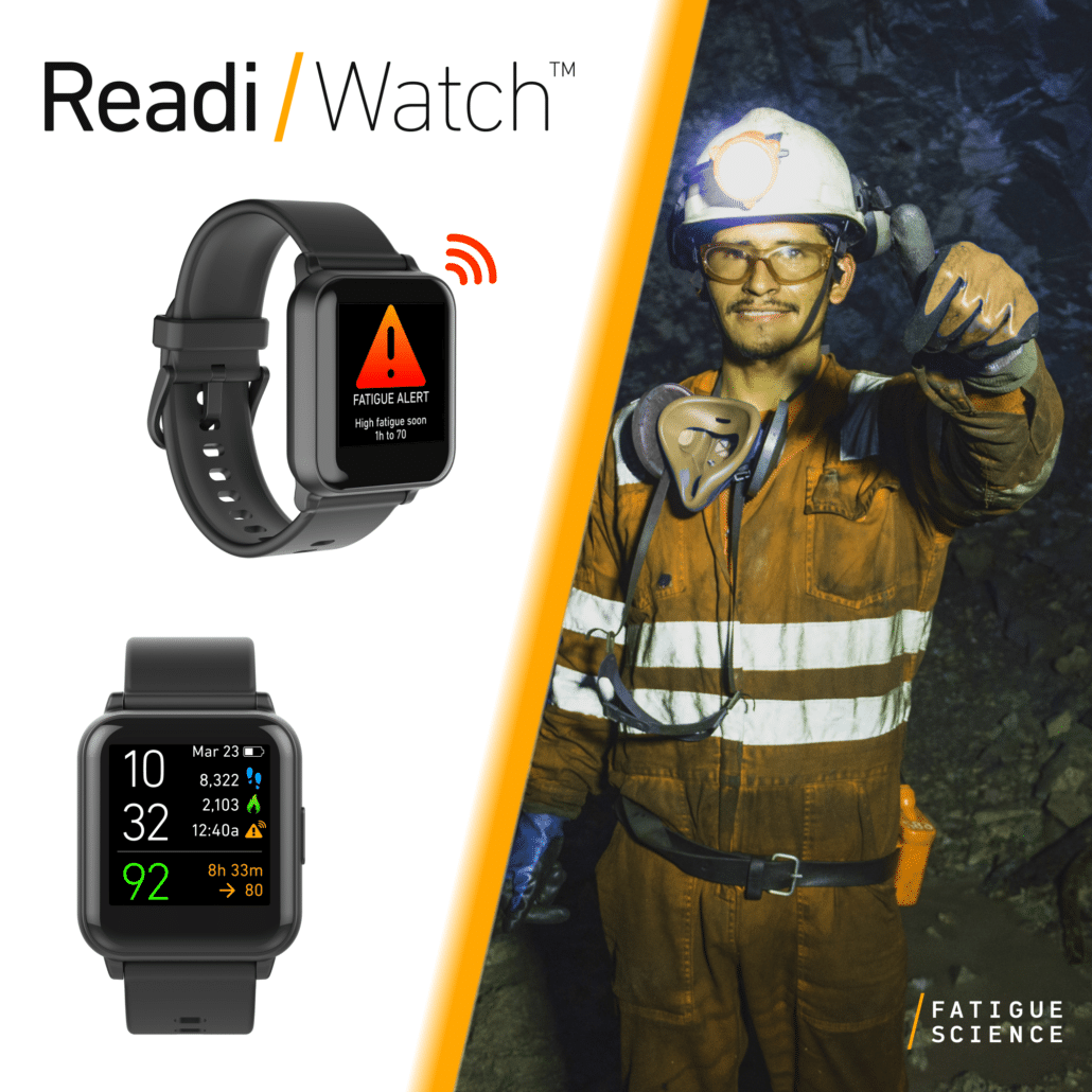 Fatigue Science - ReadiWatch - Wearable Fatigue Monitoring System